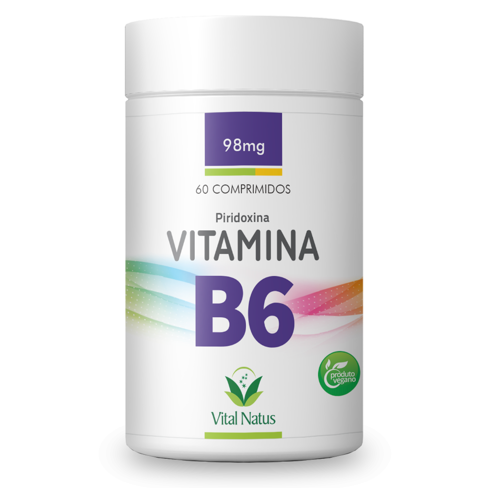 VITAMINA B6 98mg C/ 60 COMPRIMIDOS - Vital Natus | Loja de Suplementos ...